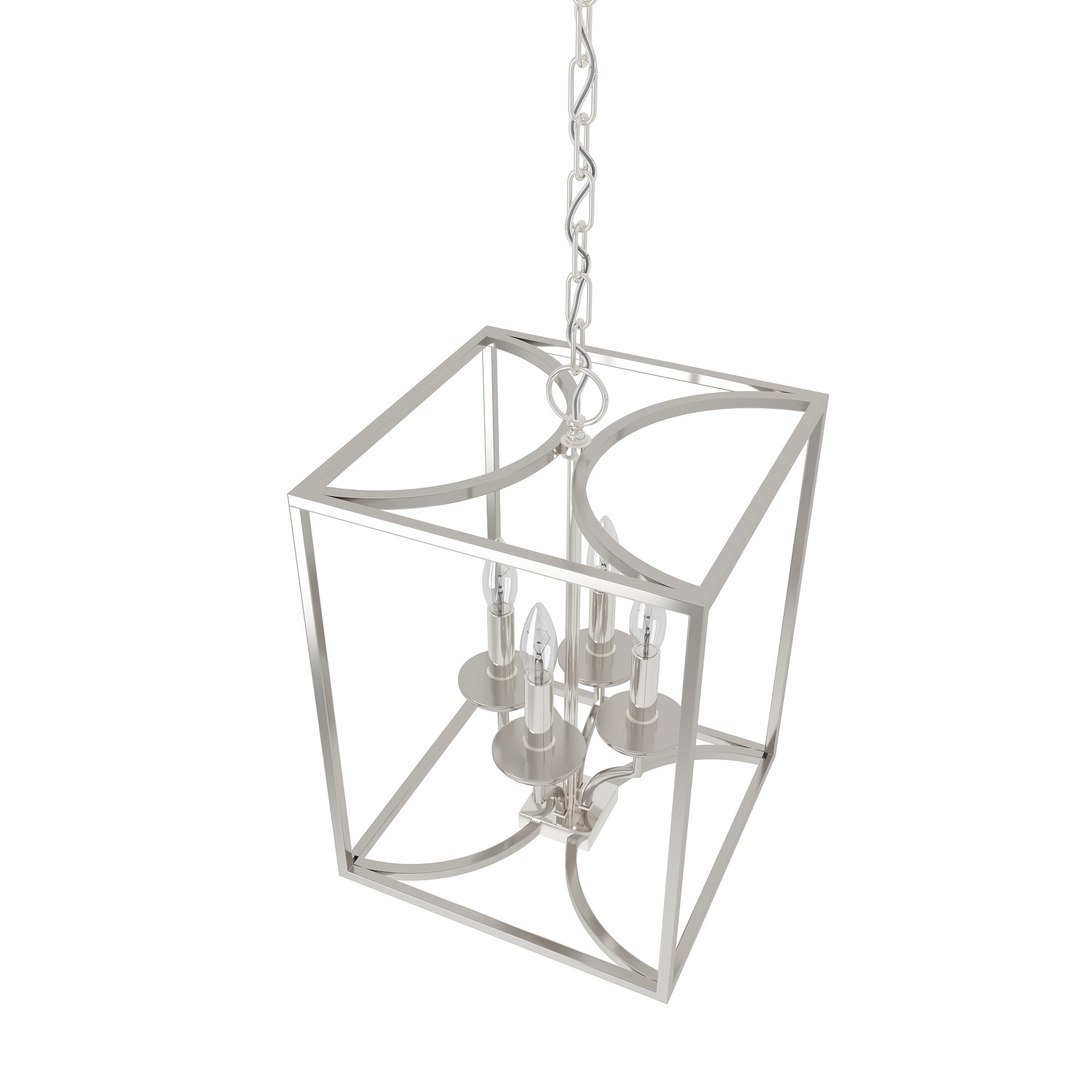 Light Lantern Square Chandelier 3D Model - TurboSquid 1937928