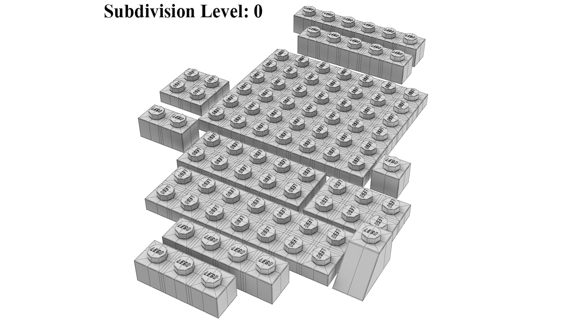 Real Lego Bricks Model - TurboSquid 1592593