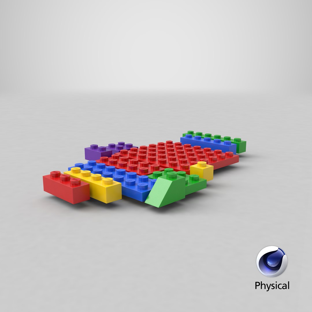 Real lego bricks model - TurboSquid 1592593