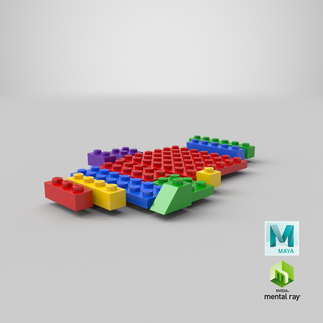 Real lego bricks model - TurboSquid 1592593