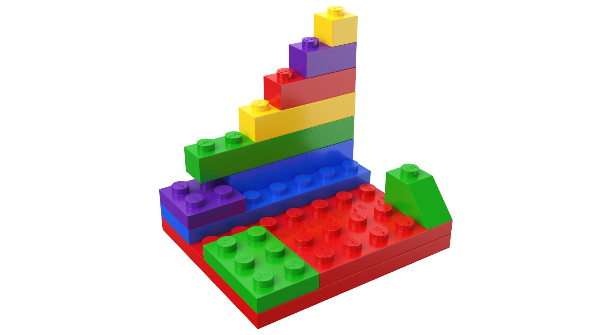 Real Lego Bricks Model - TurboSquid 1592593