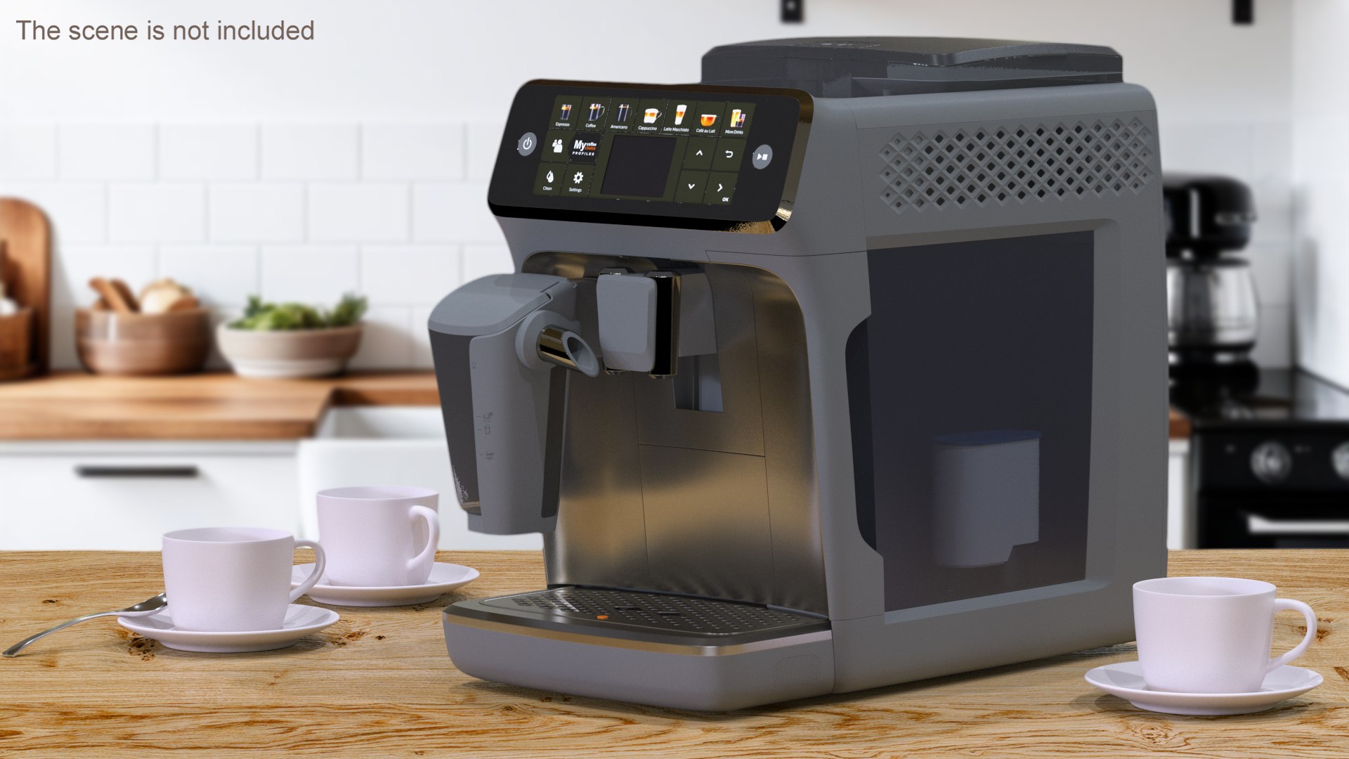 Automatic Espresso Machine Grey 3D - TurboSquid 2259216