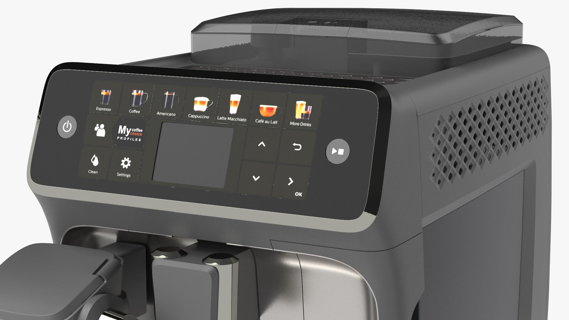 Automatic Espresso Machine Grey 3D - TurboSquid 2259216