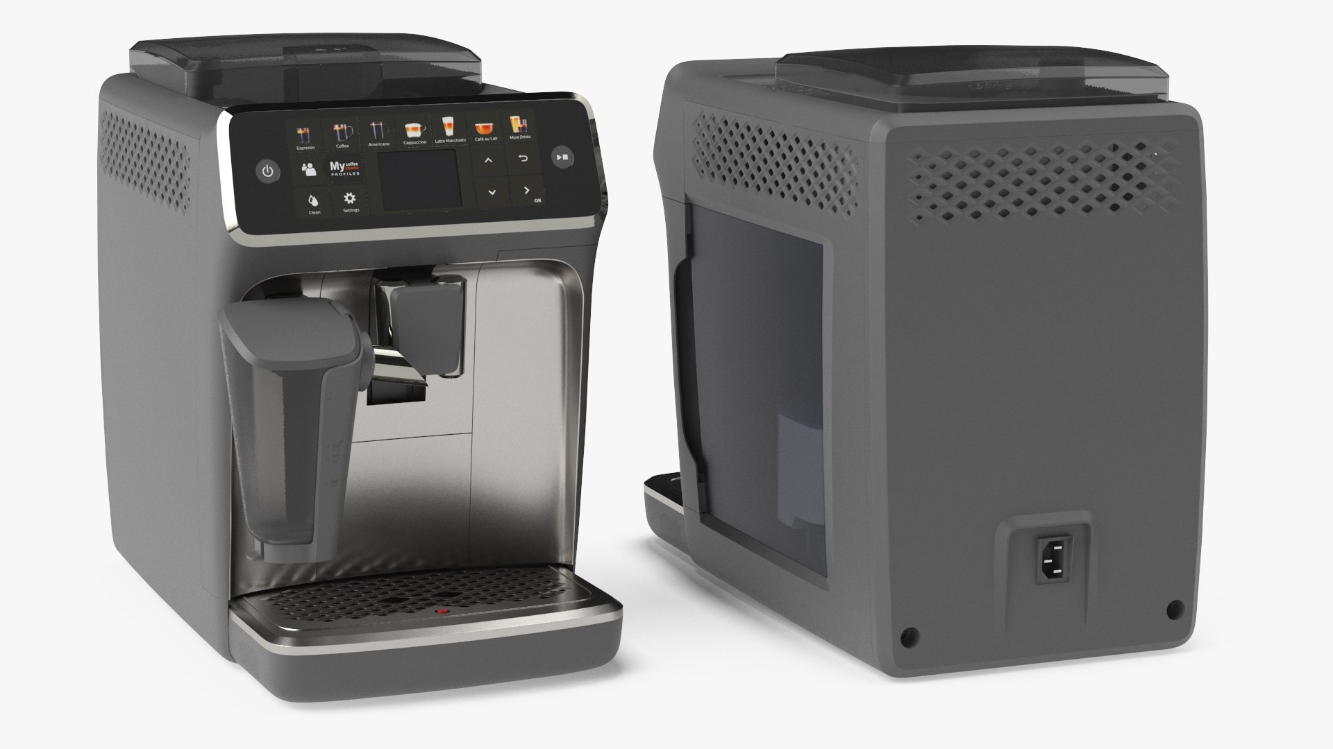 Automatic Espresso Machine Grey 3D - TurboSquid 2259216