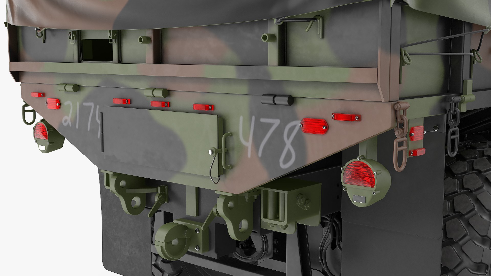 3D Model Military Medium Cargo Truck - TurboSquid 1517761