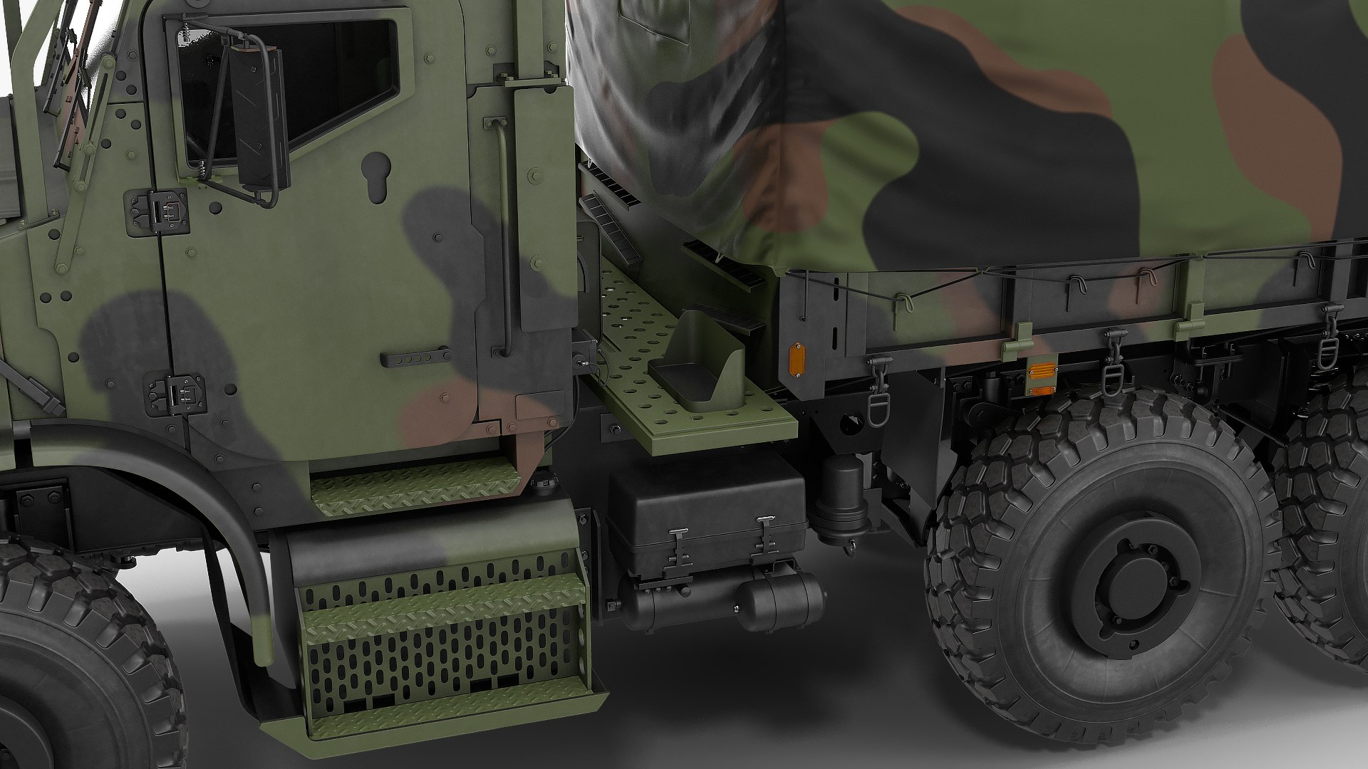3D Model Military Medium Cargo Truck - TurboSquid 1517761