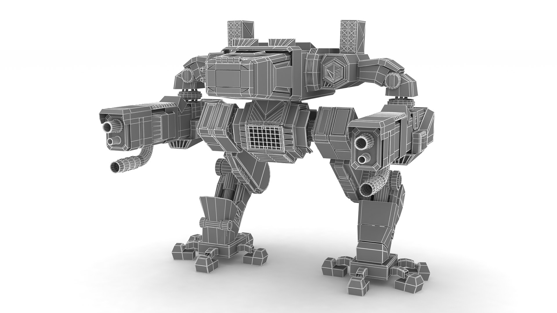 Mech Robot 3D Model - TurboSquid 1852608