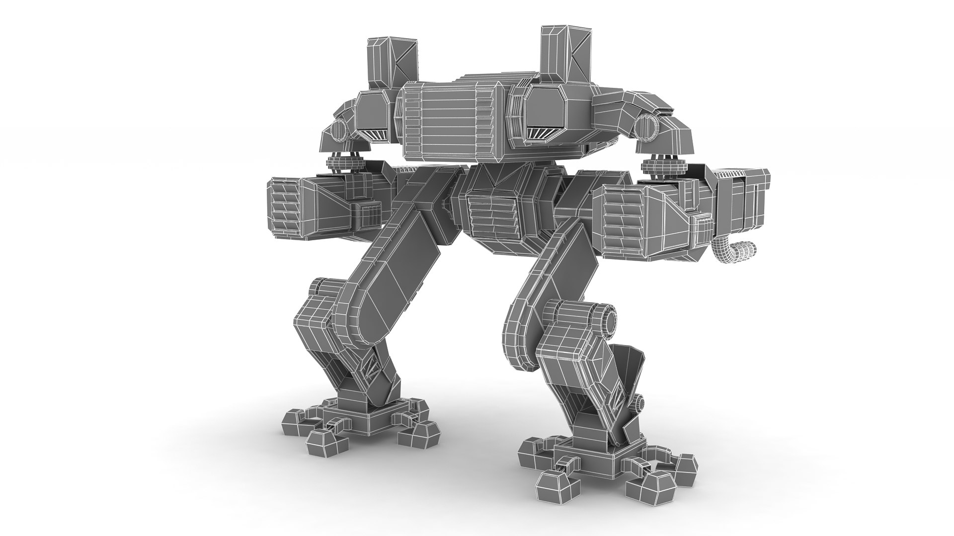Mech Robot 3D Model - TurboSquid 1852608