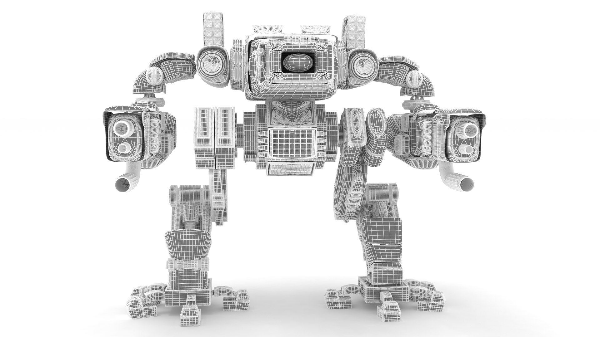 Mech Robot 3D Model - TurboSquid 1852608