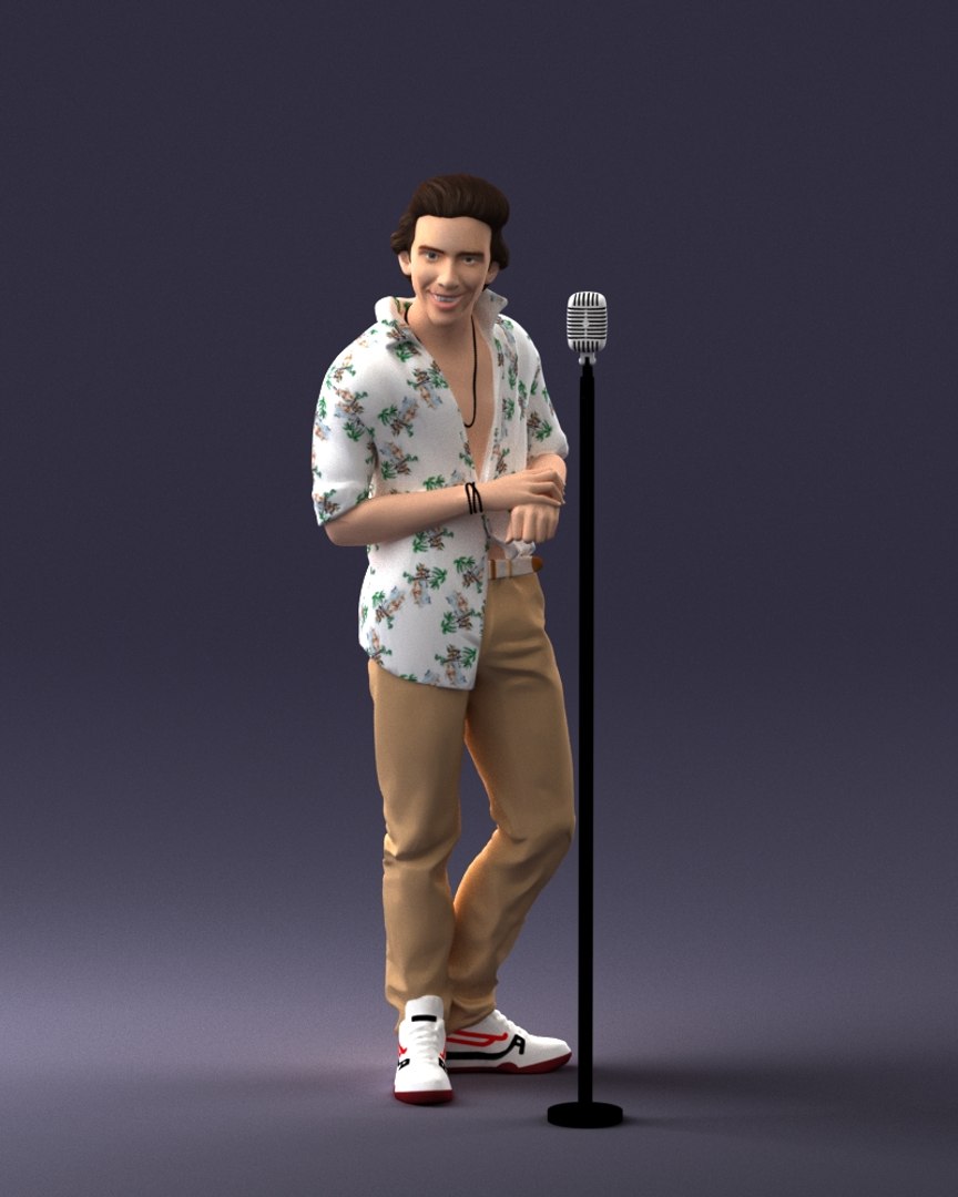 Retro Singer 3D - TurboSquid 1458301