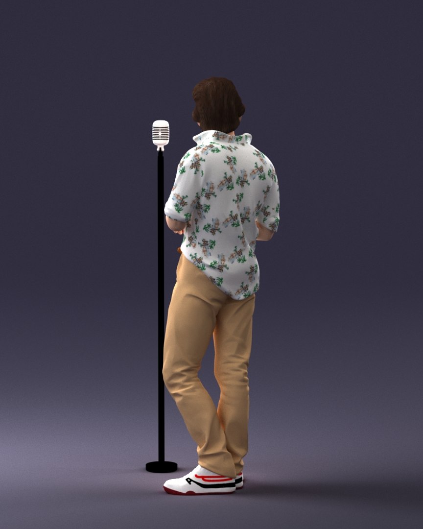Retro Singer 3D - TurboSquid 1458301