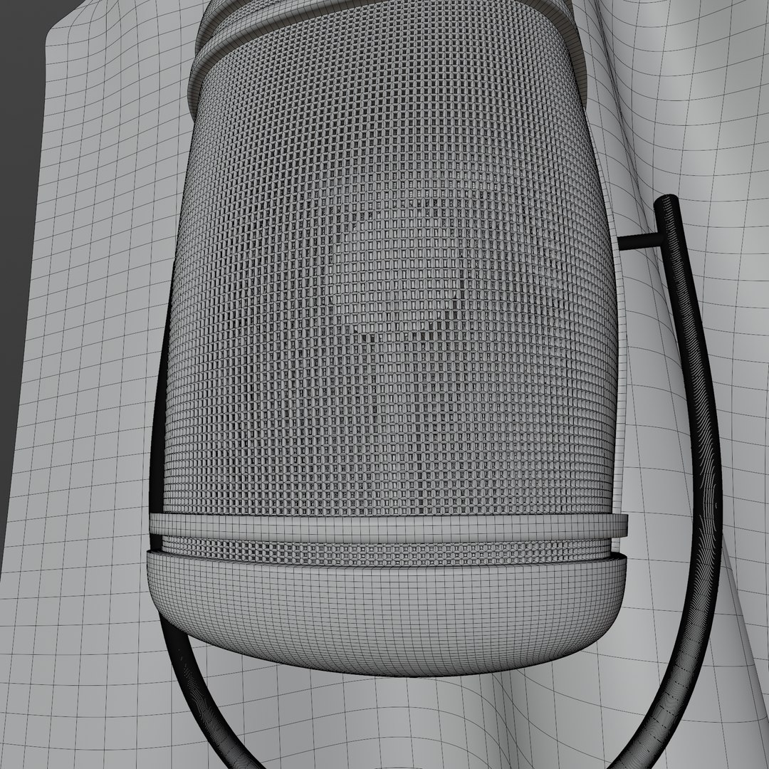 Microphone On Stand 3D Model - TurboSquid 1835653