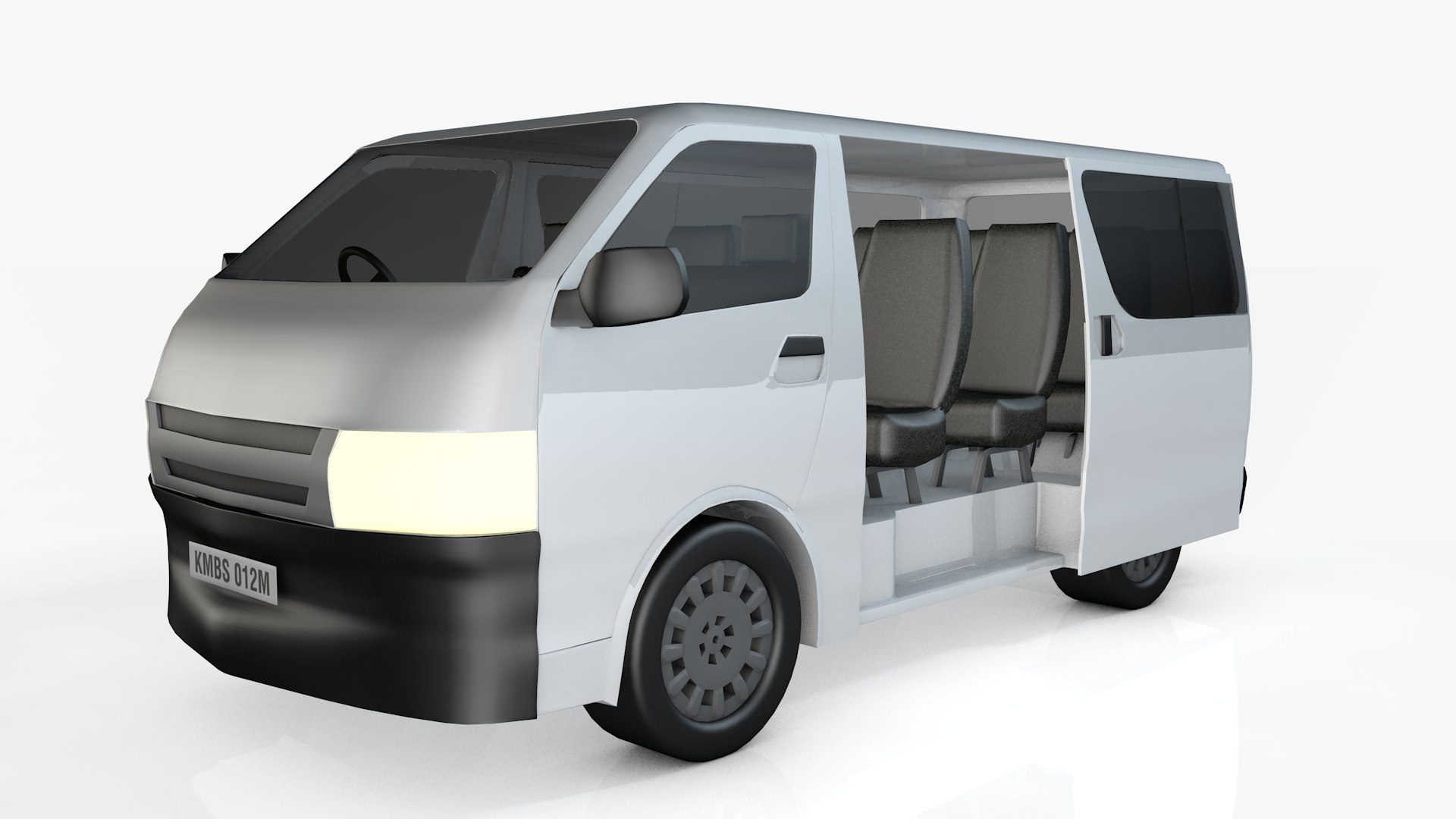 3D Passenger Van Matatu - TurboSquid 2271640