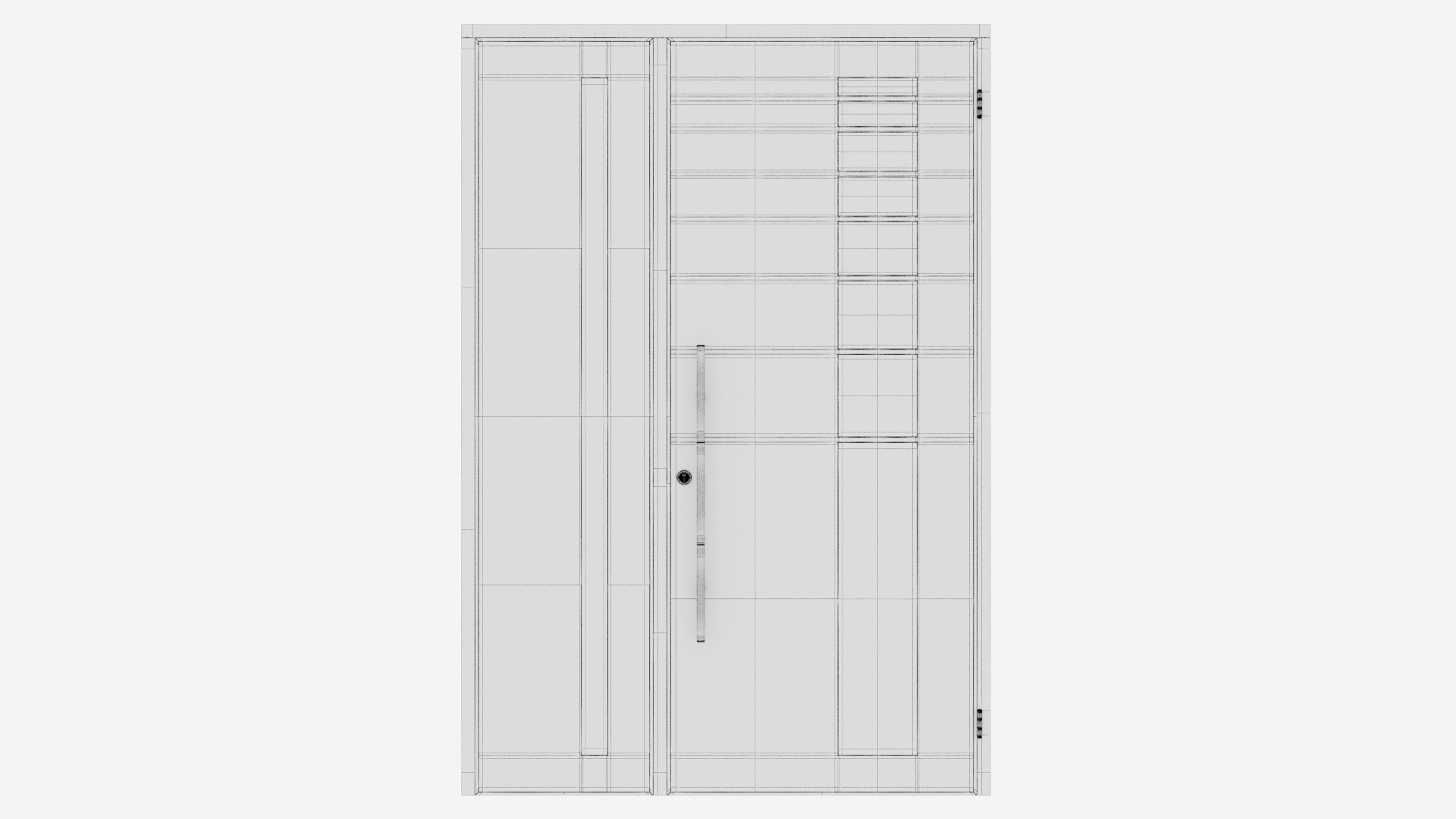 Aluminium Door 111 Model - TurboSquid 2024324