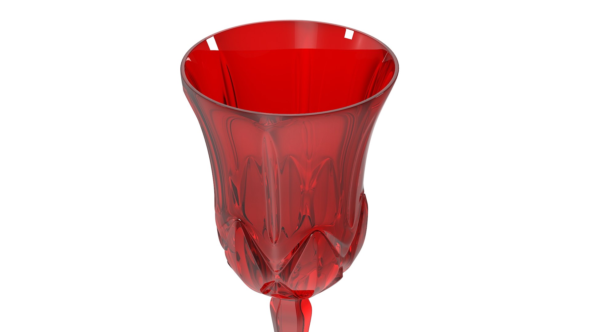 3D Model Red Glass - TurboSquid 1689363