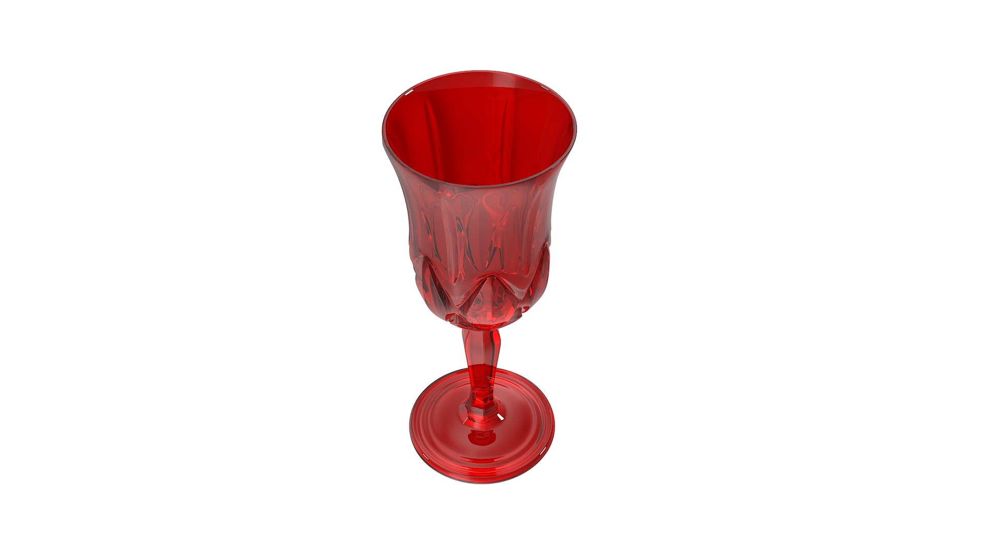 3D Model Red Glass - TurboSquid 1689363