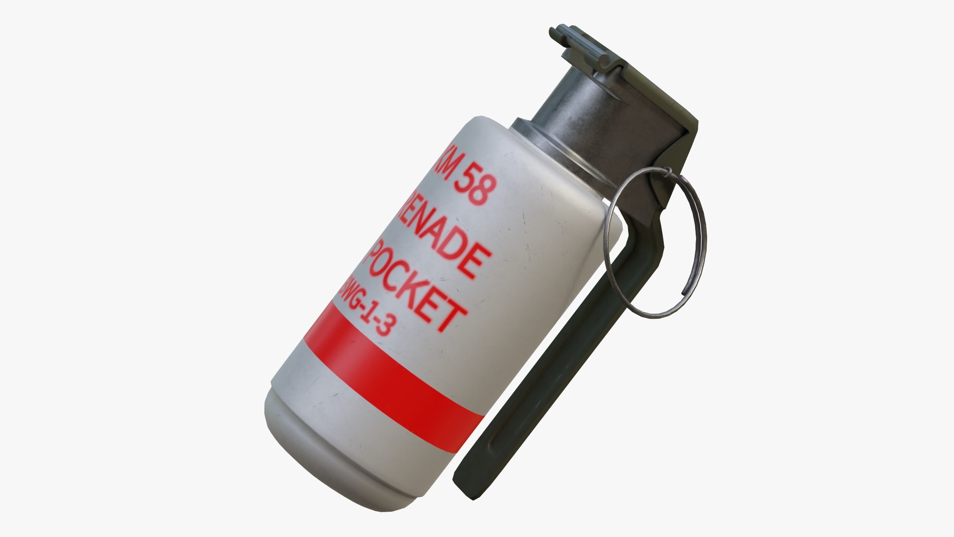 3D XM58 Riot Control Grenade Model - TurboSquid 2245126