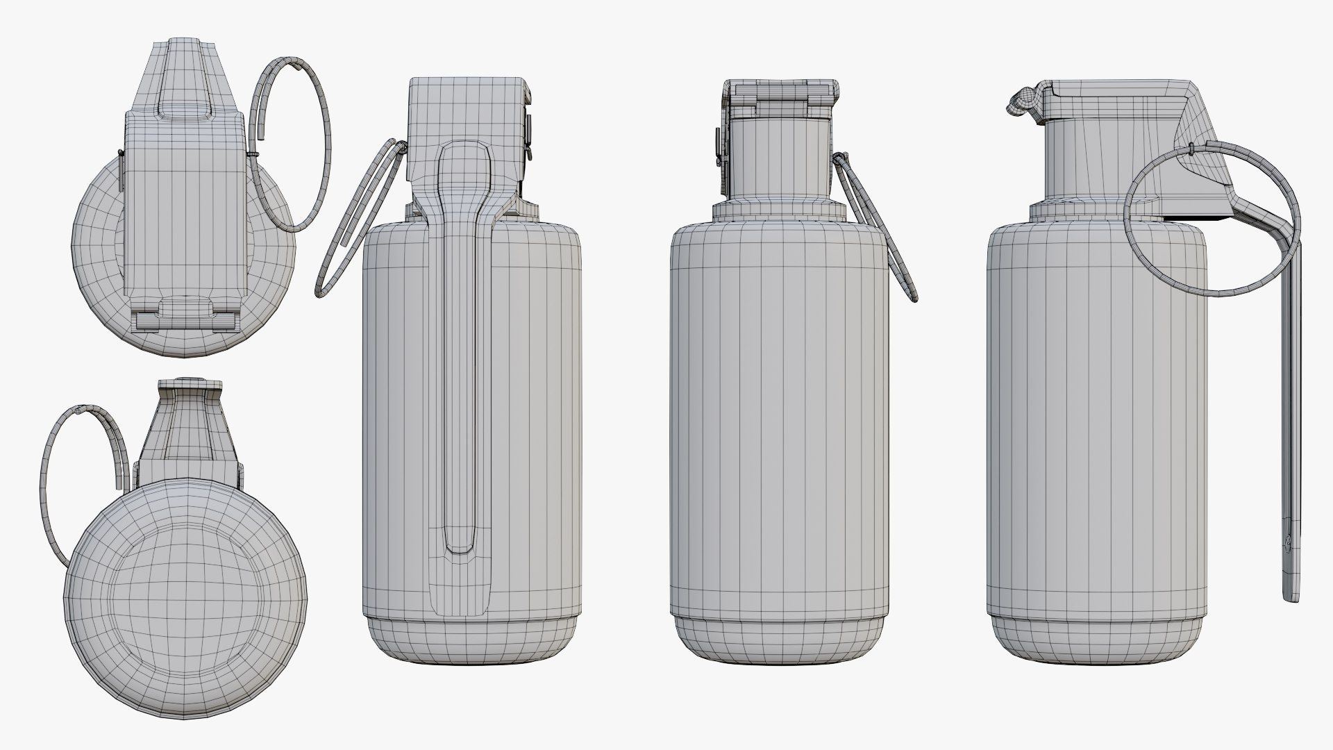 3D XM58 Riot Control Grenade Model - TurboSquid 2245126