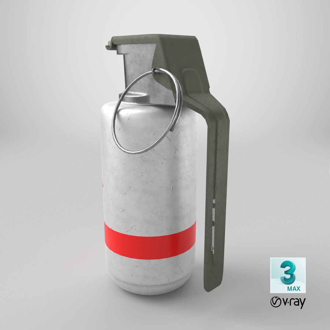 3D XM58 Riot Control Grenade Model - TurboSquid 2245126