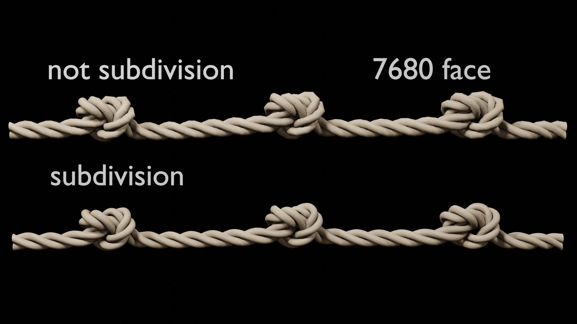 Rope Knots Model - TurboSquid 1587861