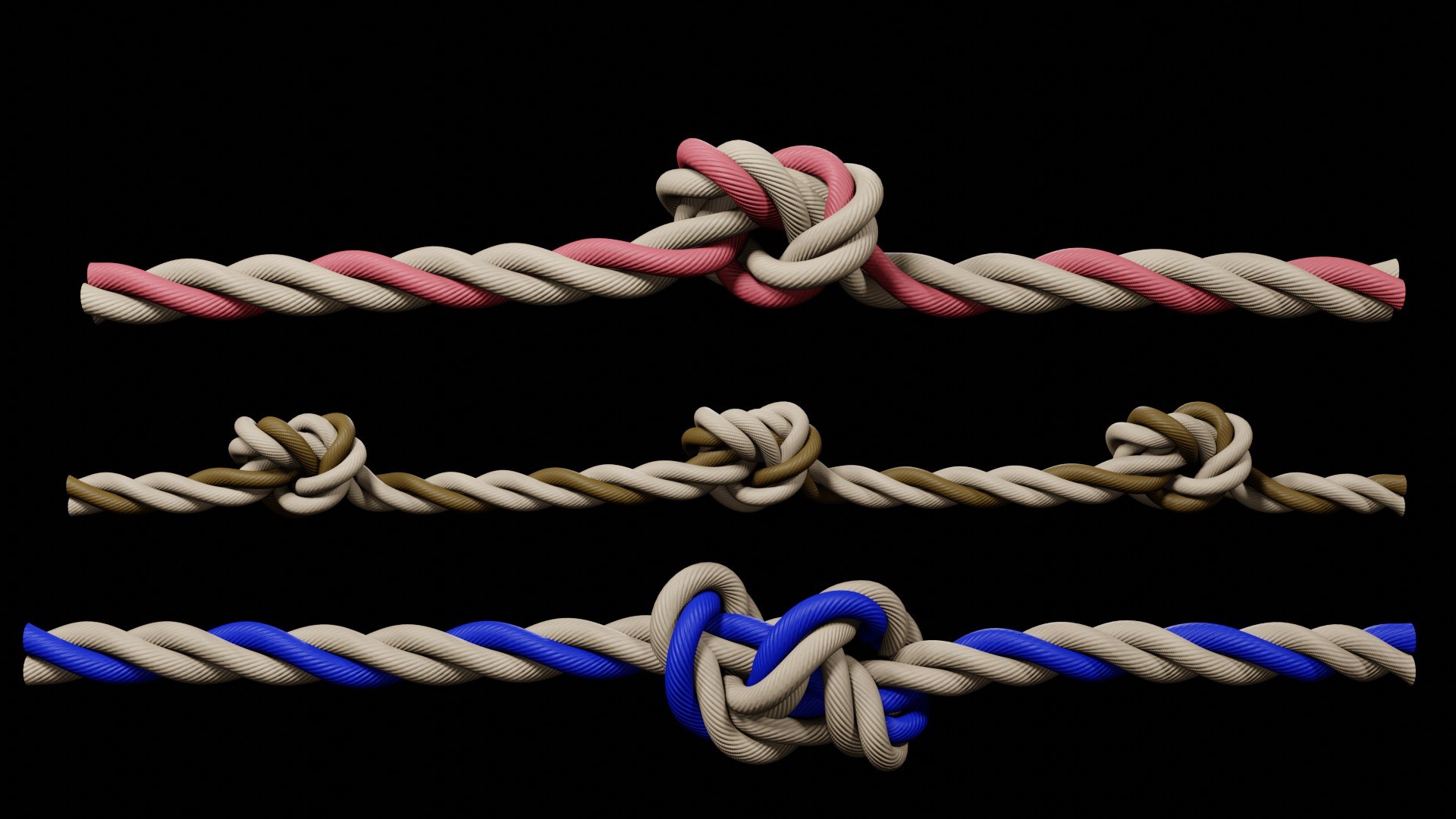 Rope Knots Model - TurboSquid 1587861