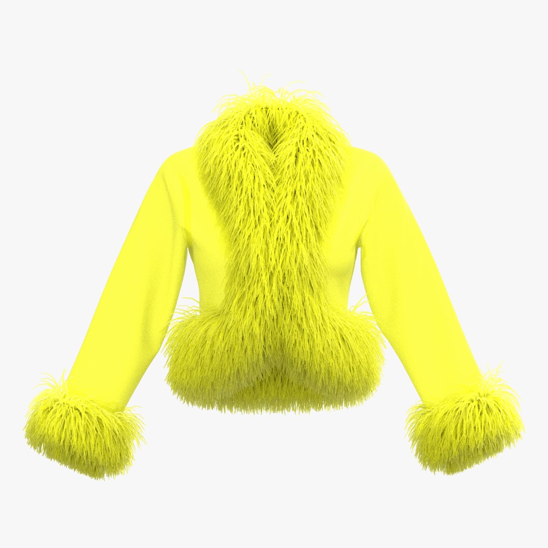 Feather Jacket Model - TurboSquid 2189044