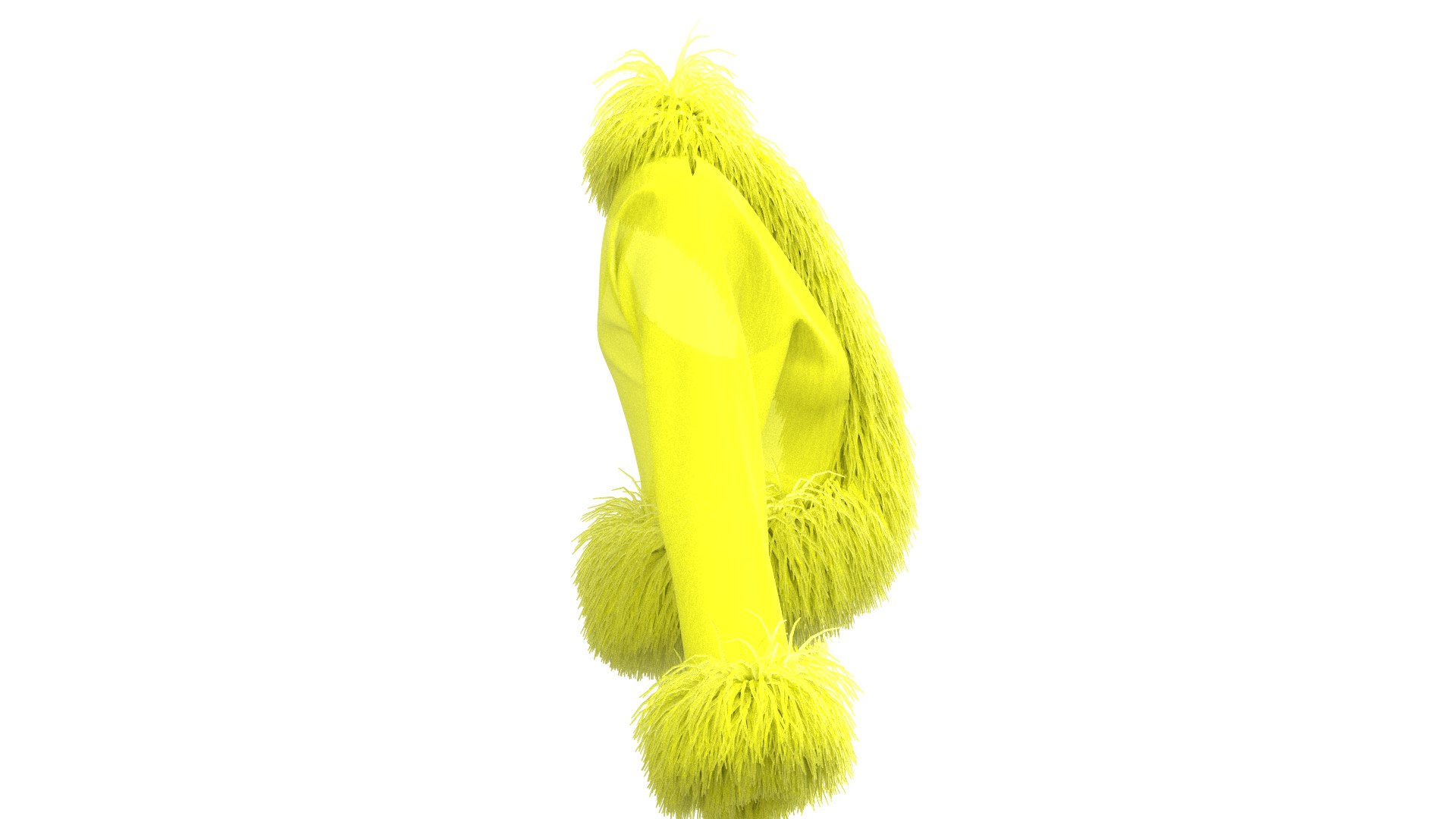 Feather Jacket Model - TurboSquid 2189044