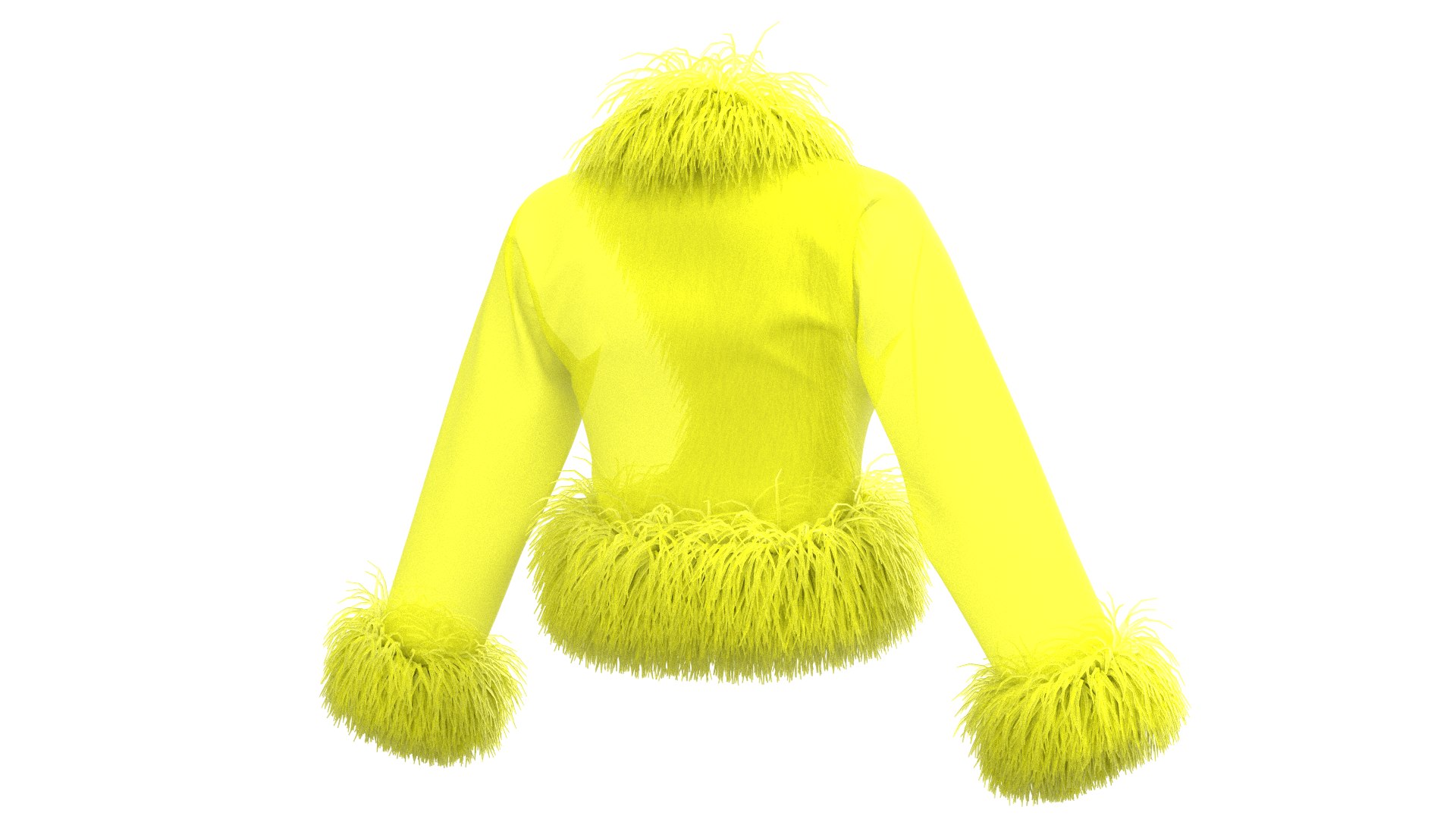Feather Jacket Model - TurboSquid 2189044