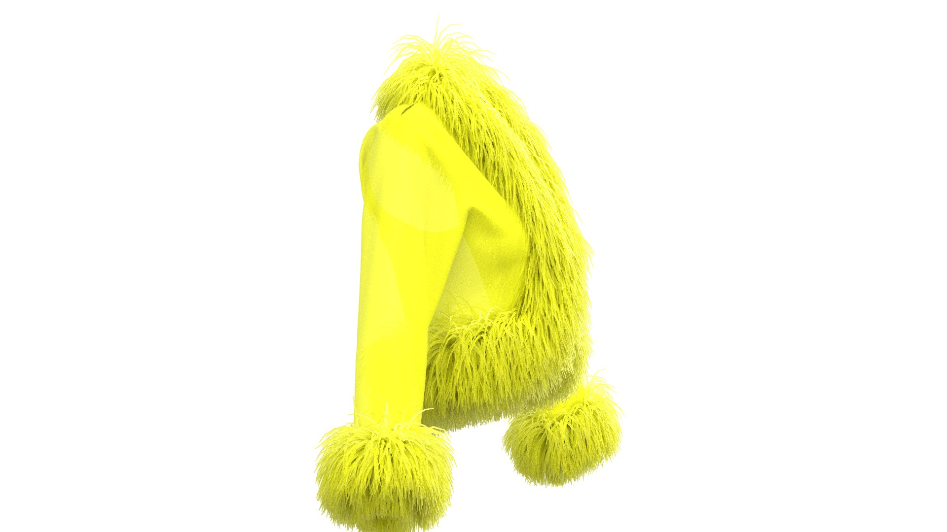 Feather Jacket Model - TurboSquid 2189044