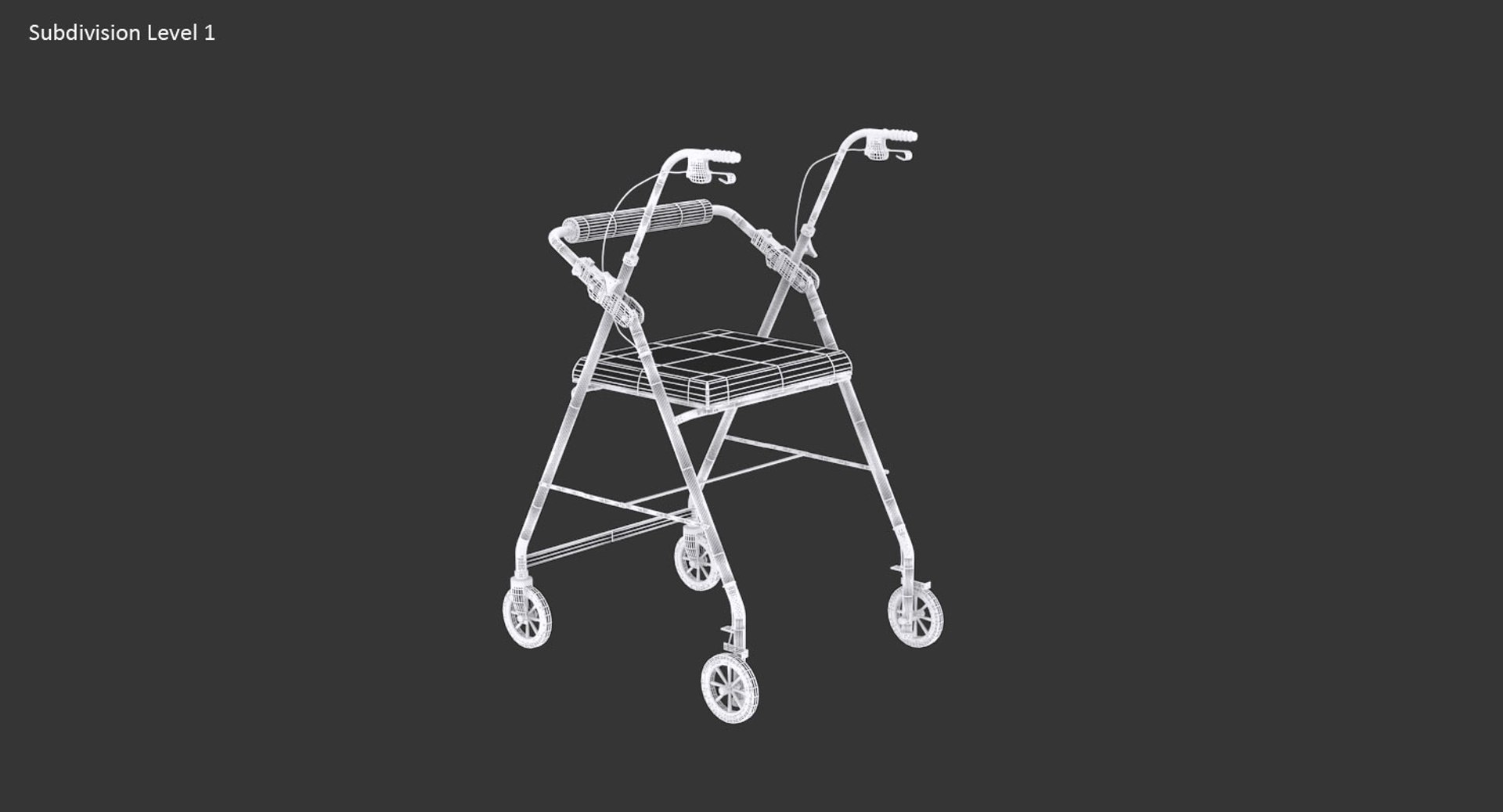 3d Walking Frame Model