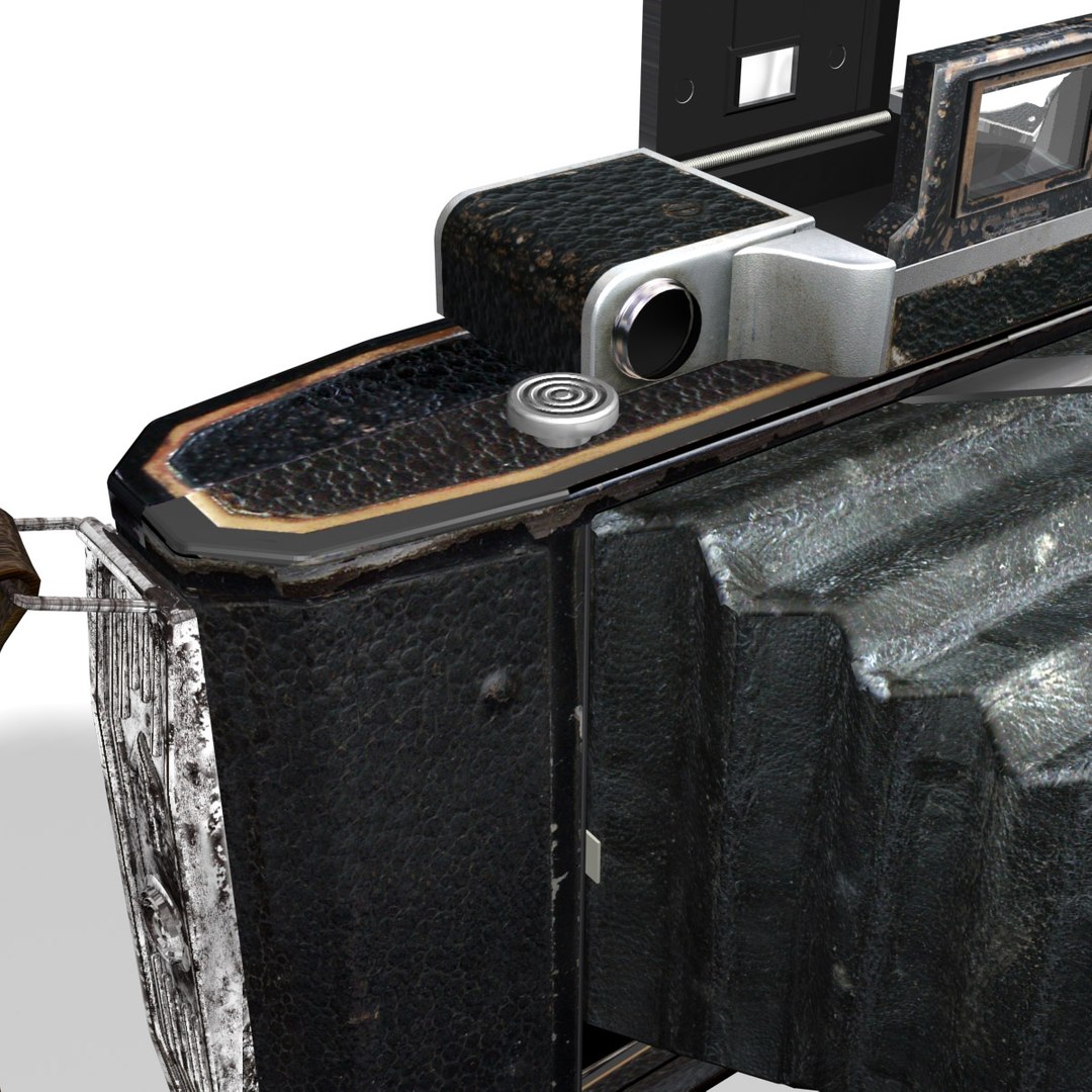 3d Model Old Photo Camera