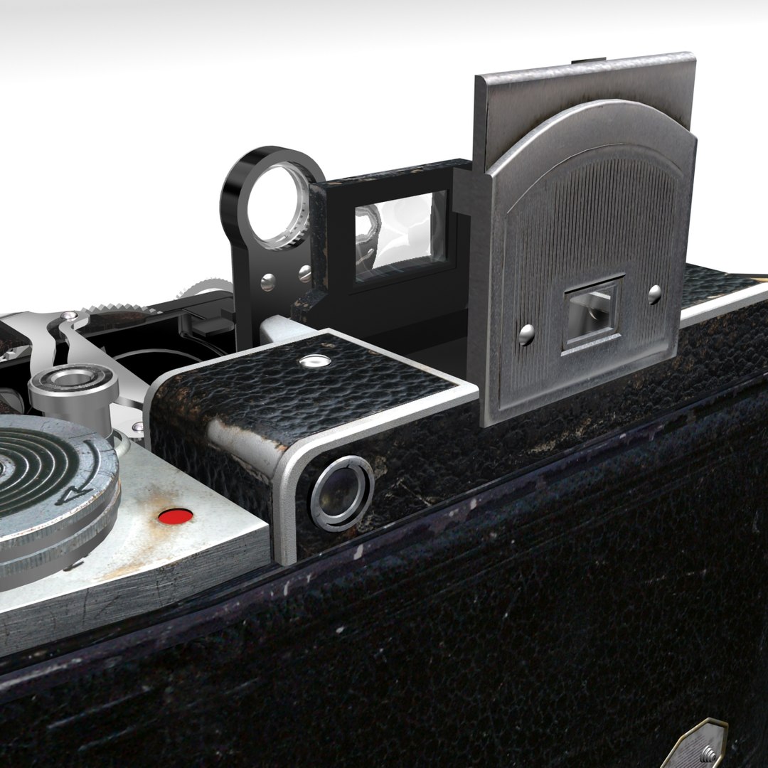 3d Model Old Photo Camera