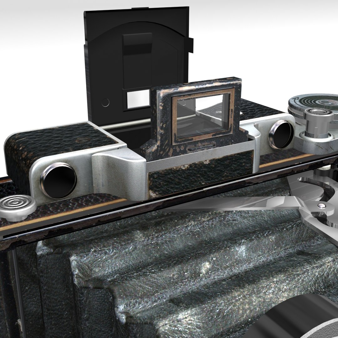 3d Model Old Photo Camera