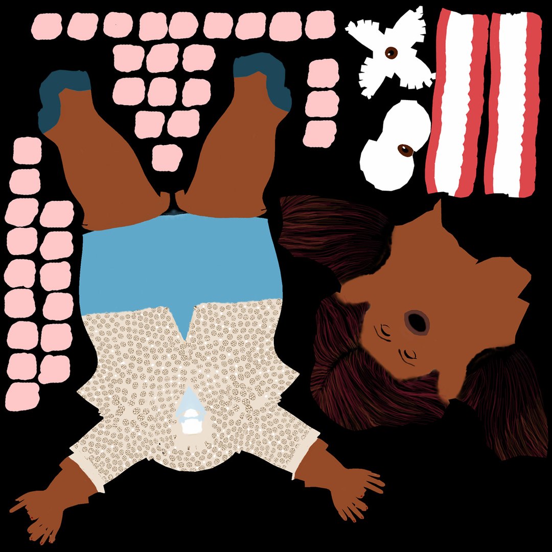 3d Obj Michelle Obama