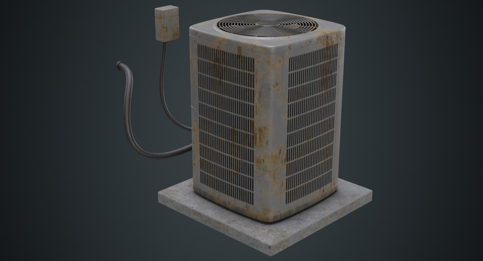 Air conditioner 3b 3D model - TurboSquid 1329090