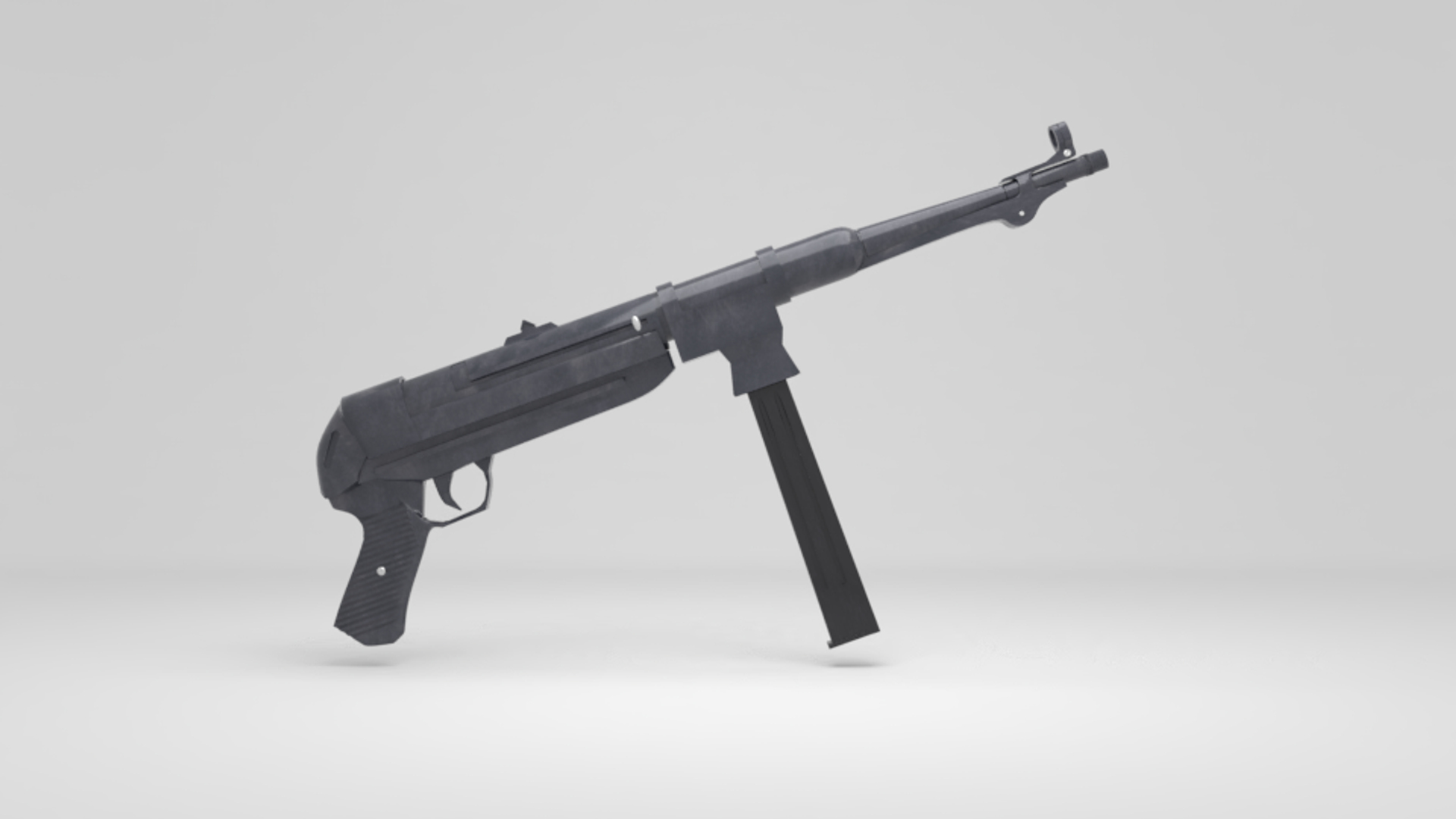 Maschinenpistole 40 Submachine Gun 3D Model - TurboSquid 1206330