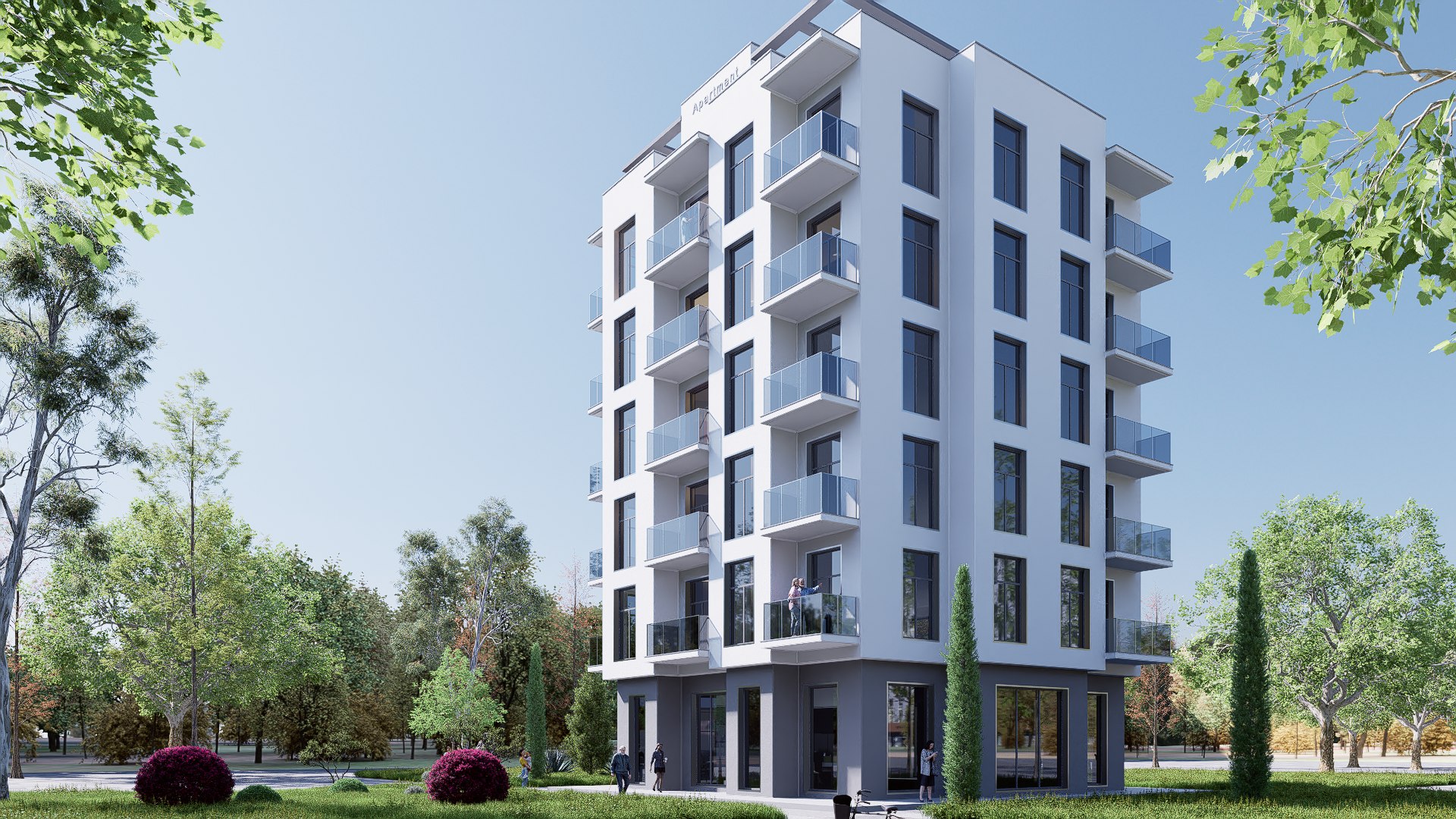 3D Apartment Building - TurboSquid 2344230