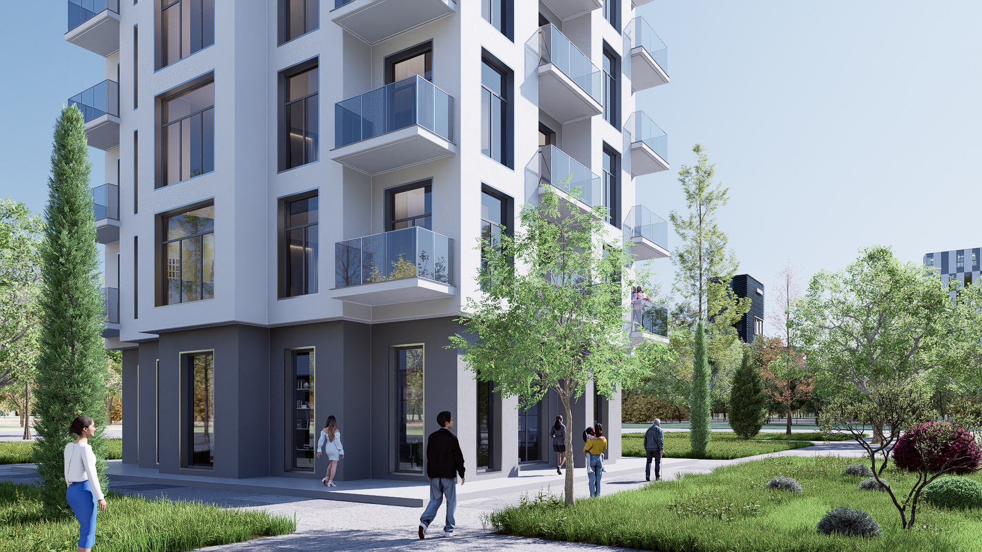 3D Apartment Building - TurboSquid 2344230