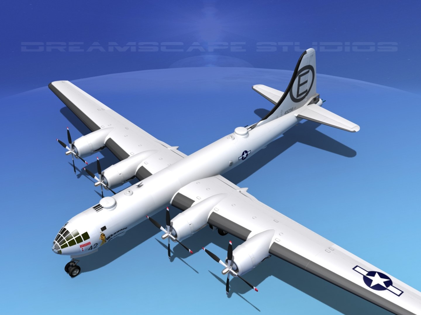 Superfortress B-29 Bomber Dxf