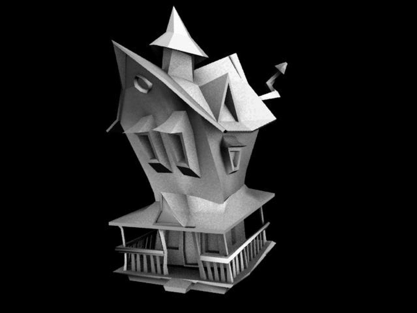 3d house lo model
