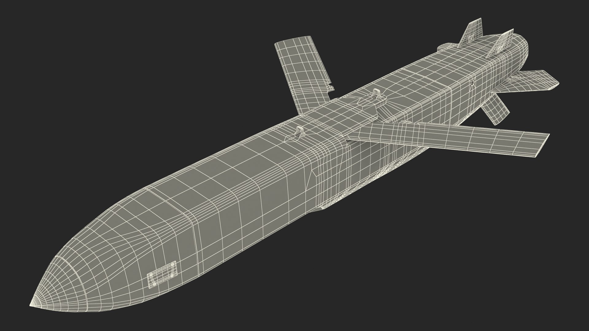 Storm Shadow SCALP EG Cruise Missile 3D model - TurboSquid 2091449