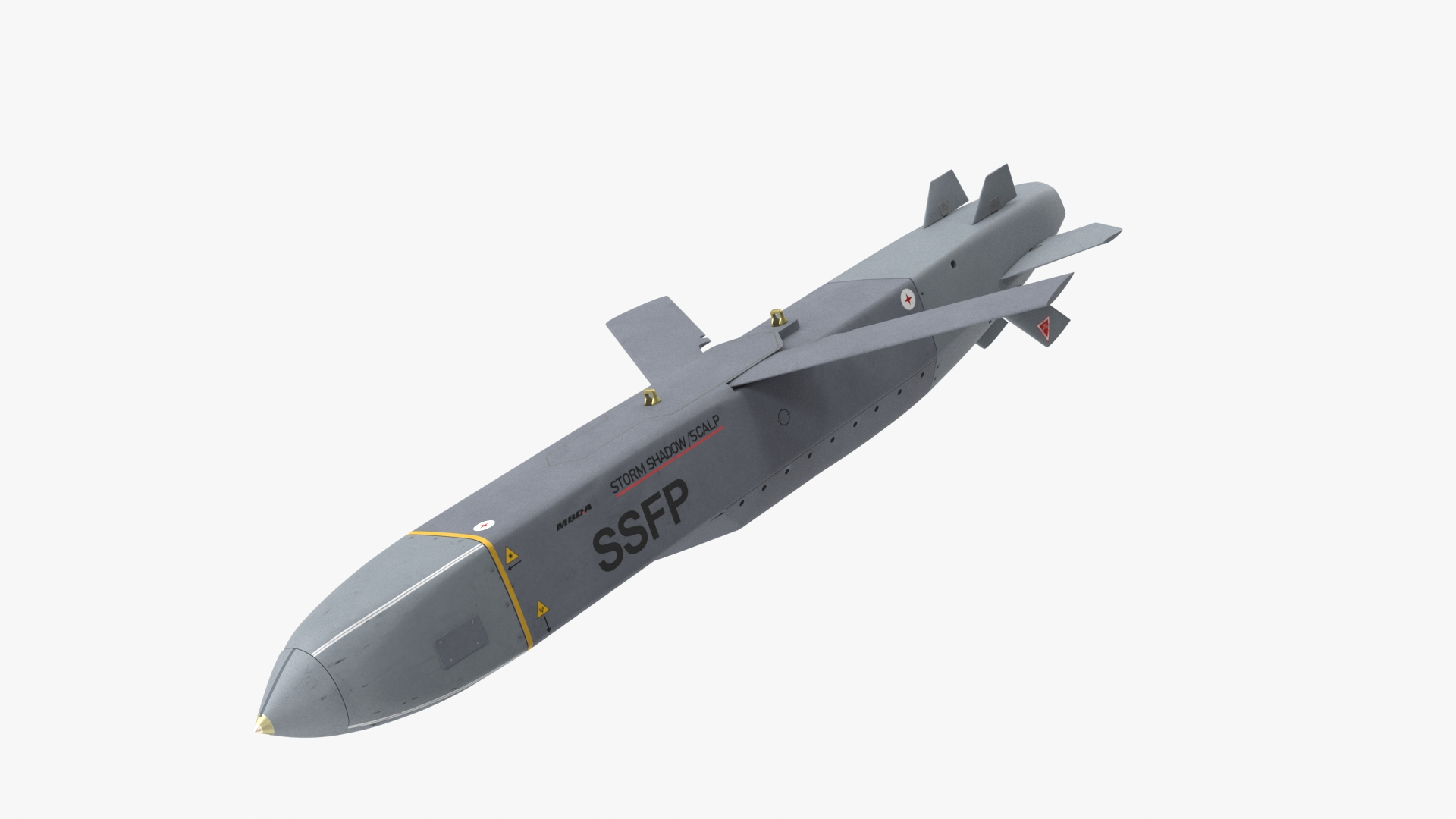 Storm Shadow SCALP EG Cruise Missile 3D model - TurboSquid 2091449