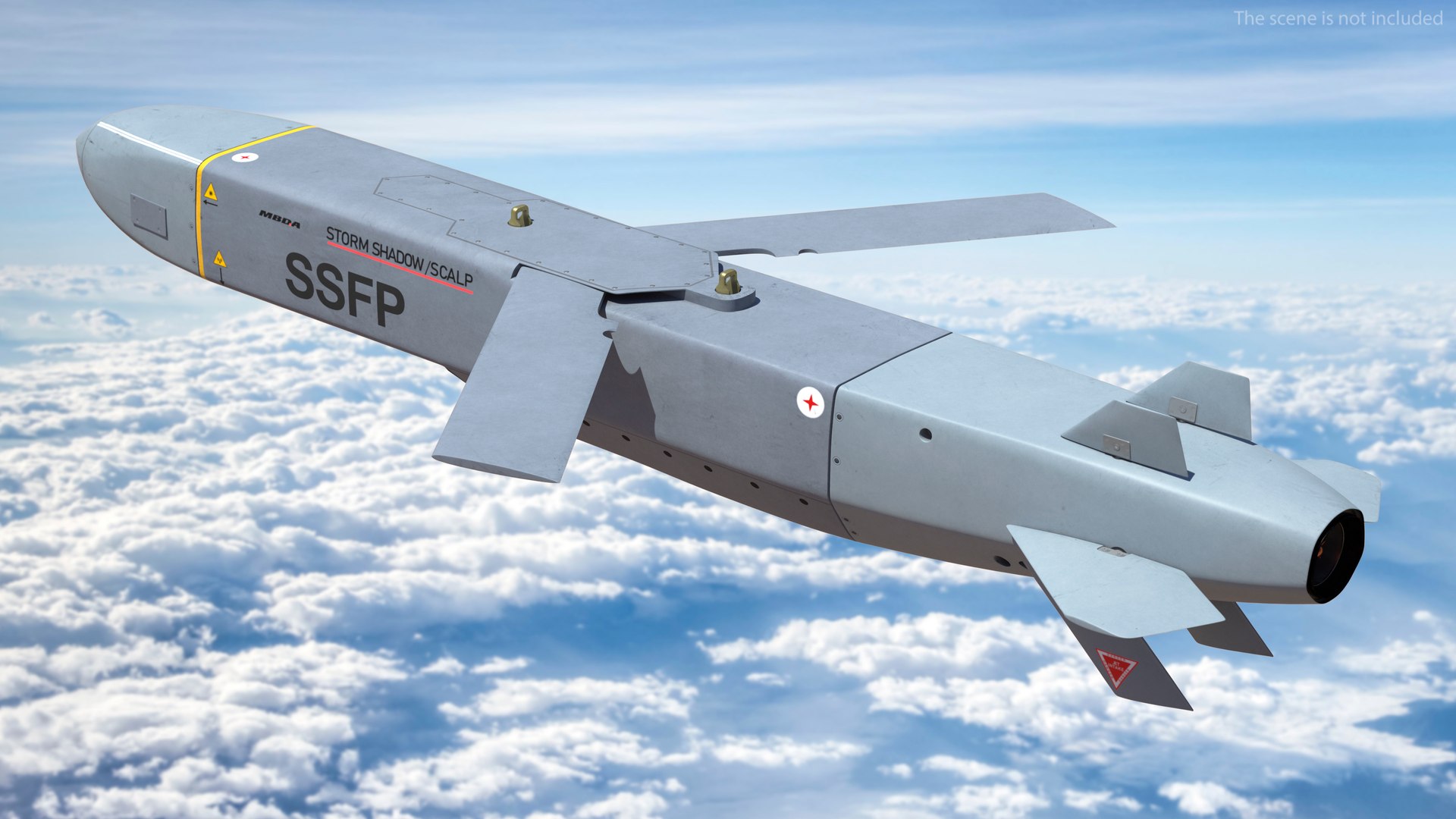 Storm Shadow SCALP EG Cruise Missile 3D model - TurboSquid 2091449
