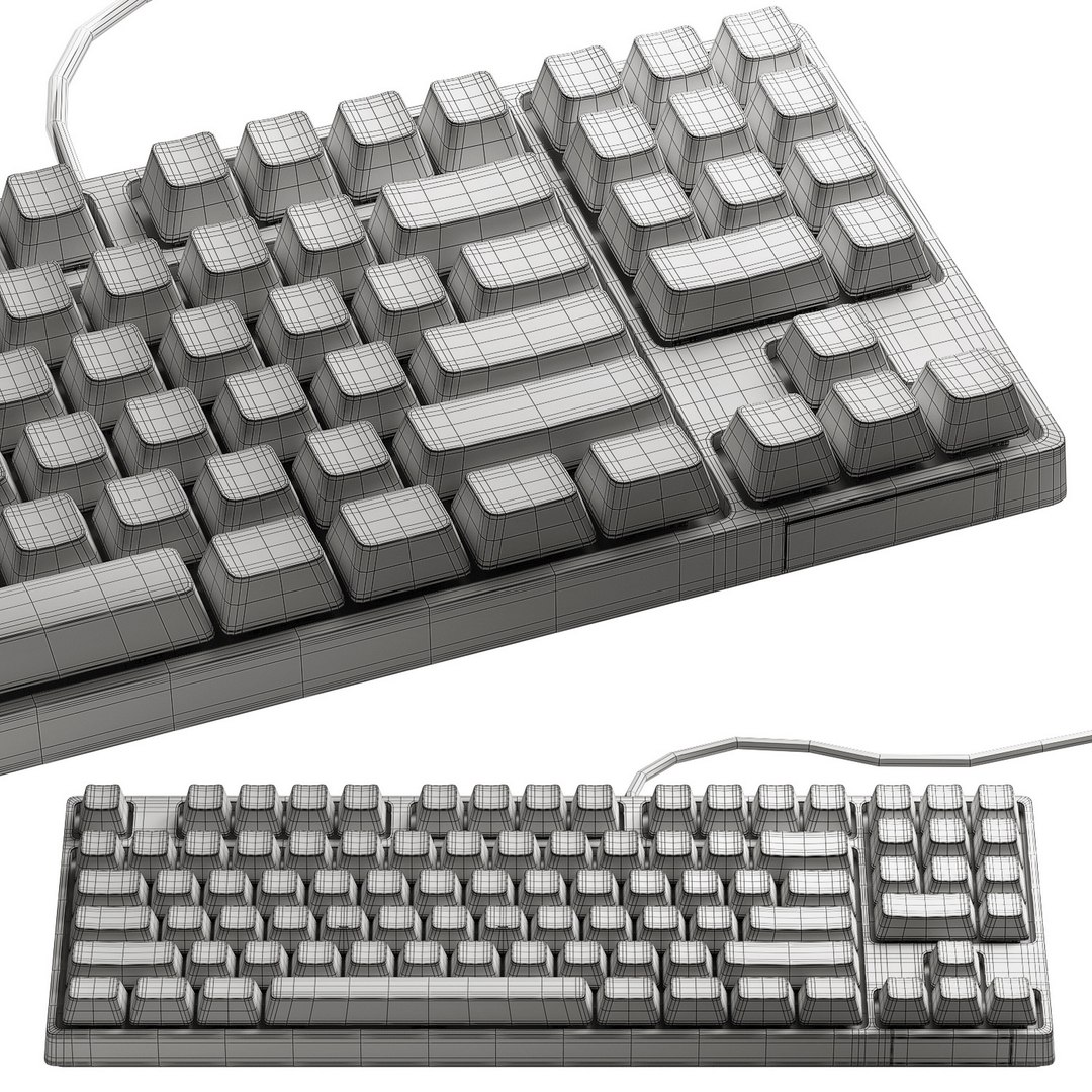 3D Mechanical Keyboard Model - TurboSquid 2207257