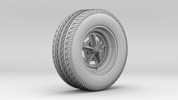 BFGoodrich and Rim - Classic 3D model - TurboSquid 1834838