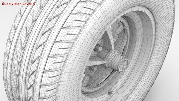 BFGoodrich and Rim - Classic 3D model - TurboSquid 1834838