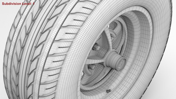 BFGoodrich and Rim - Classic 3D model - TurboSquid 1834838