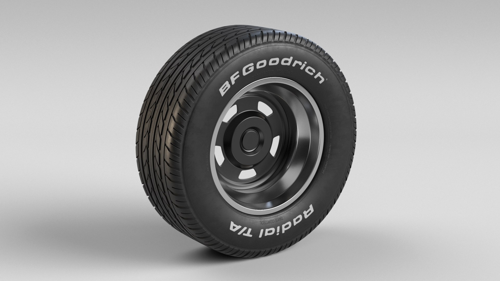BFGoodrich And Rim - Classic 3D Model - TurboSquid 1834838