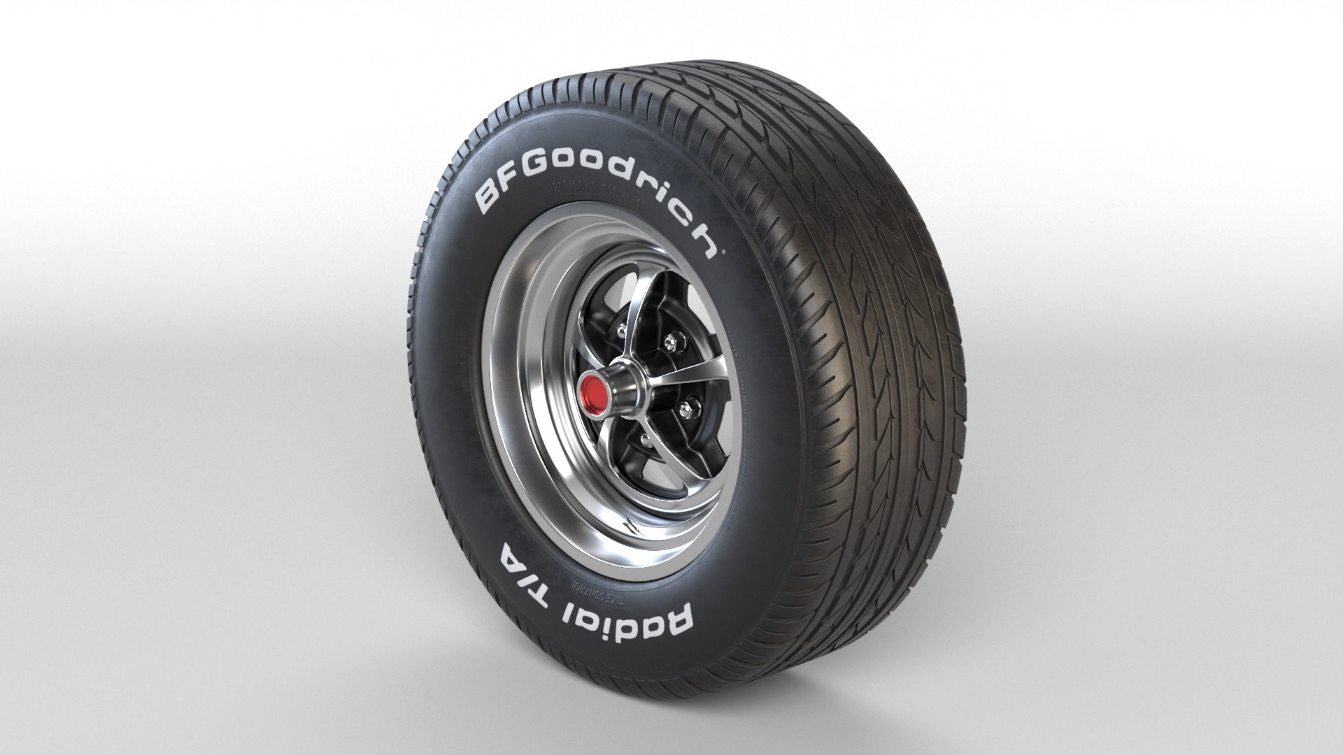 BFGoodrich And Rim - Classic 3D Model - TurboSquid 1834838