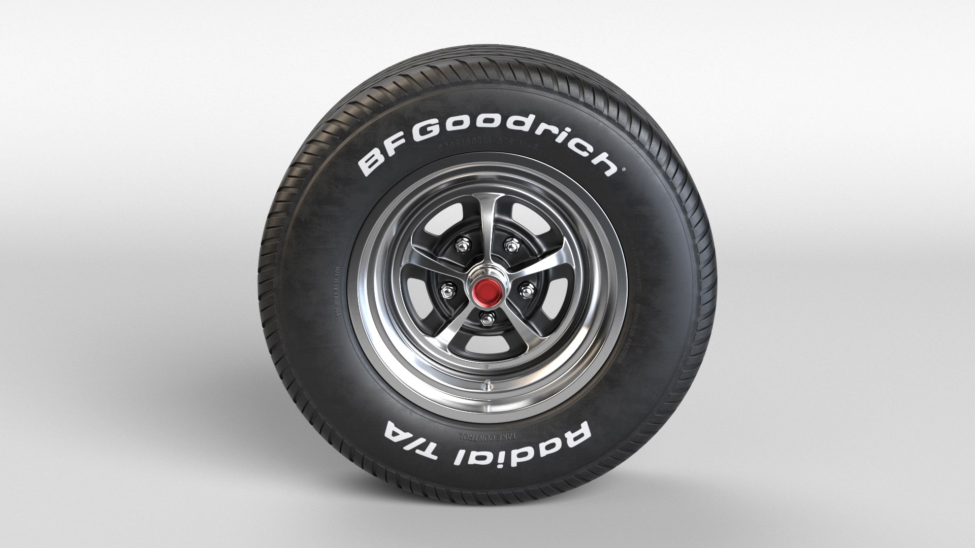 BFGoodrich And Rim - Classic 3D Model - TurboSquid 1834838